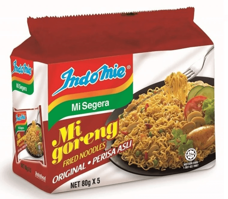 Indomie Mi Goreng Asli, 5 x 85g - Original Flavor