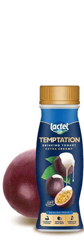 Lactel Temptation Passion Fruit Drinking Yogurt | myaeon2go