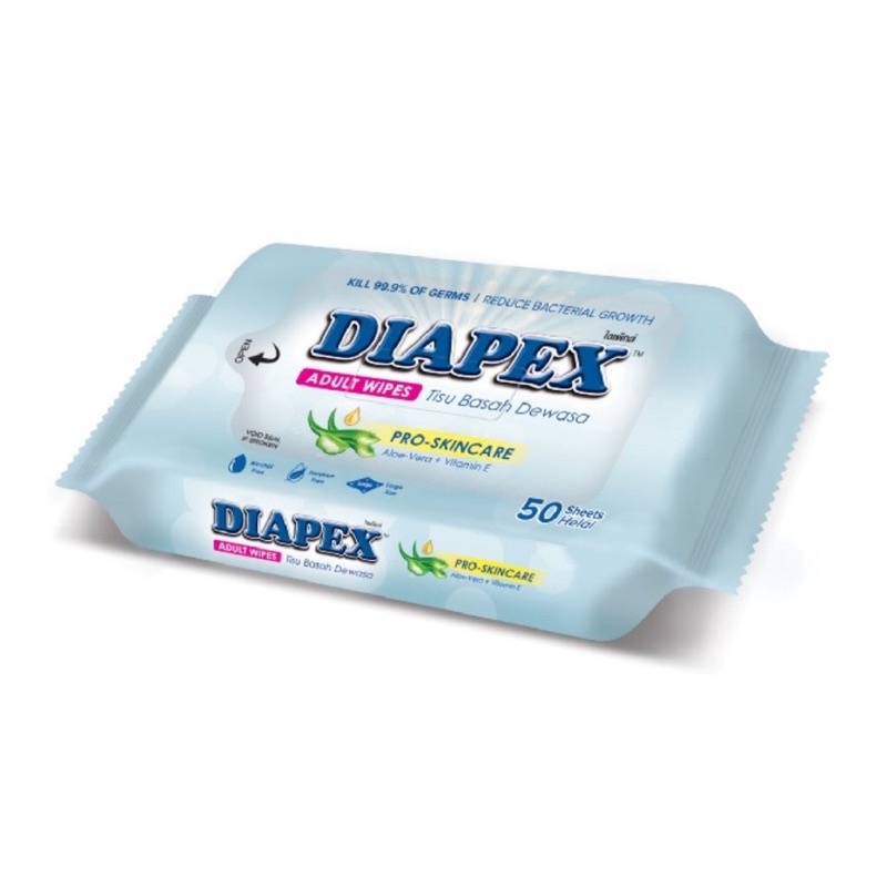 Diapex Adult Wipes | myaeon2go