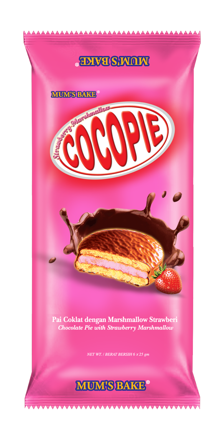 Cocopie Strawberry With Marshamallow | myaeon2go
