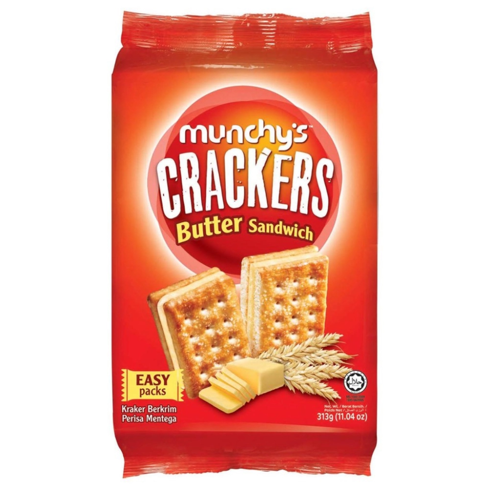 Munchy's Cracker Sandwich 270g – Butter Cream Snack