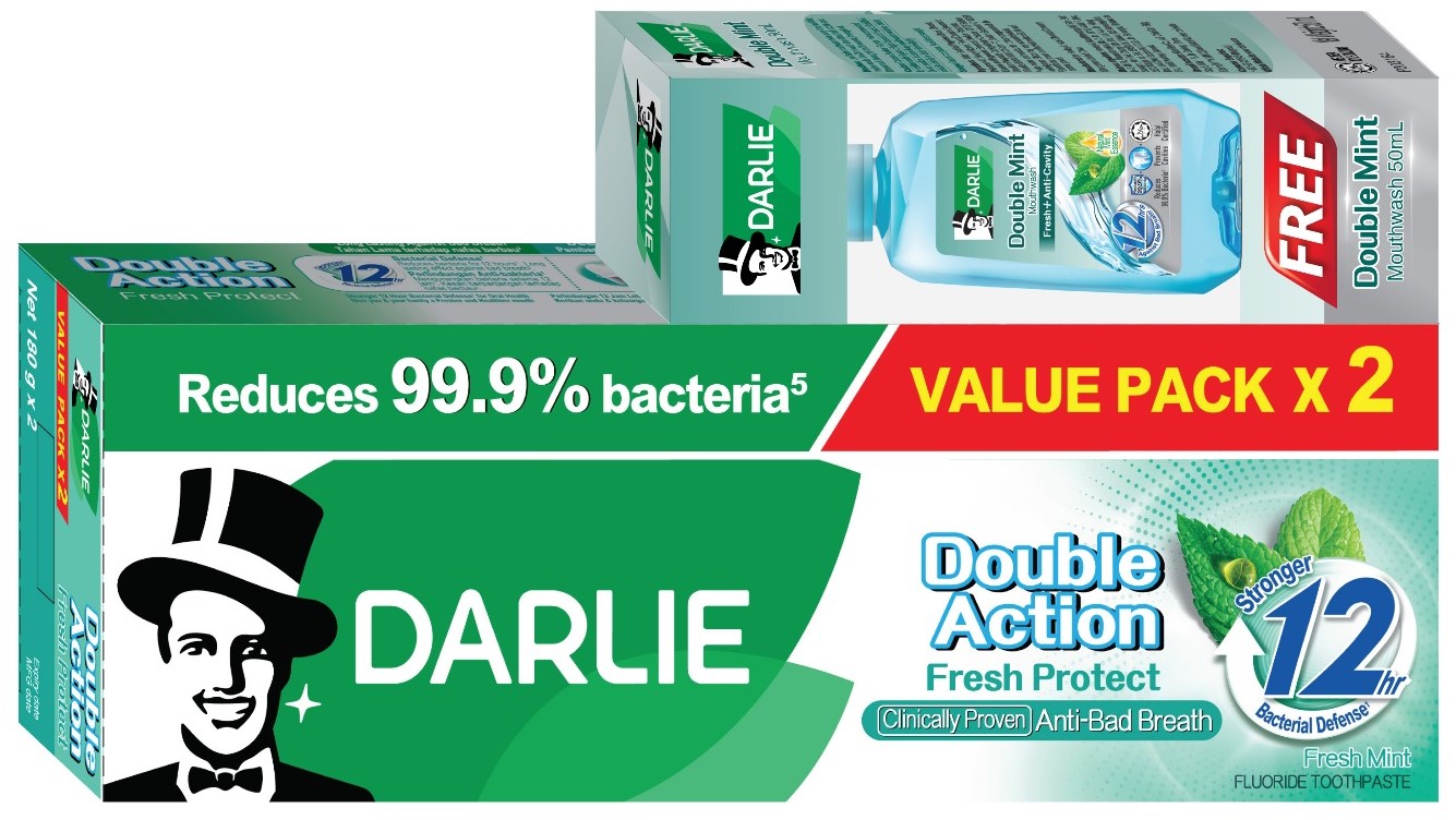Darlie Double Action Fresh Protect FOC Premium | myaeon2go