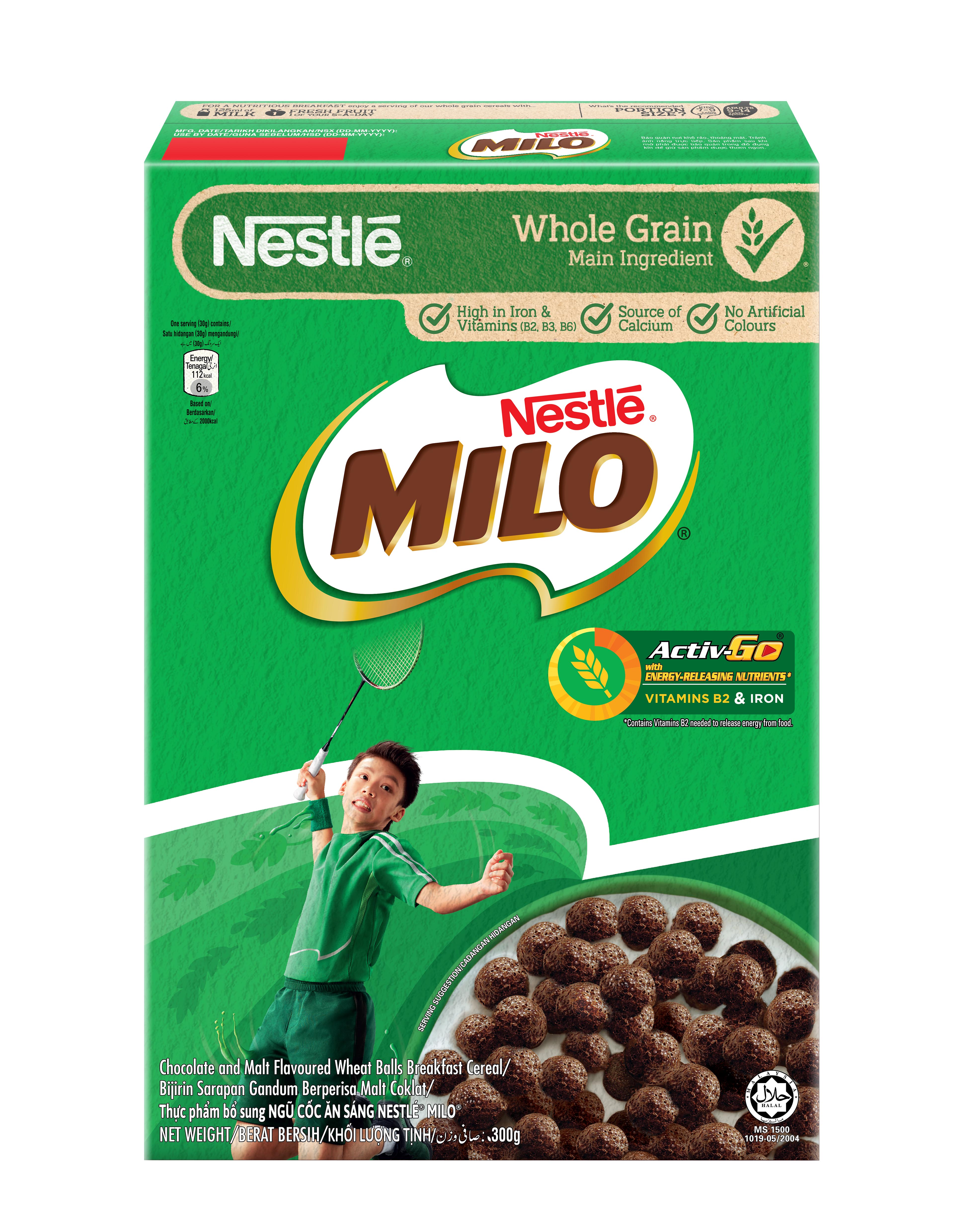 Nestle Milo Cereal, 300g - High in Iron & Vitamins