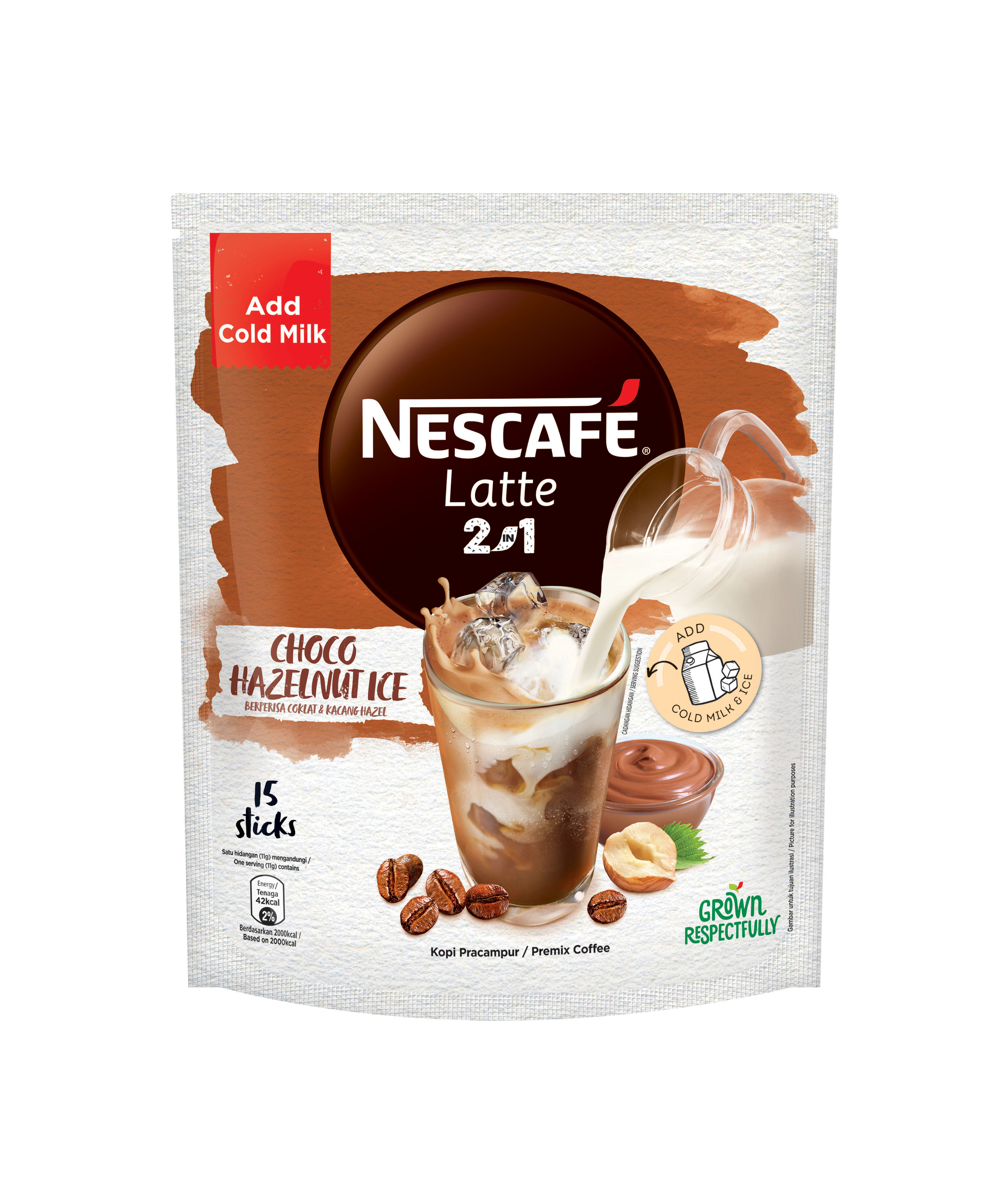 Nescafe Latte 2-In-1 Choco Hazelnut Ice | myaeon2go