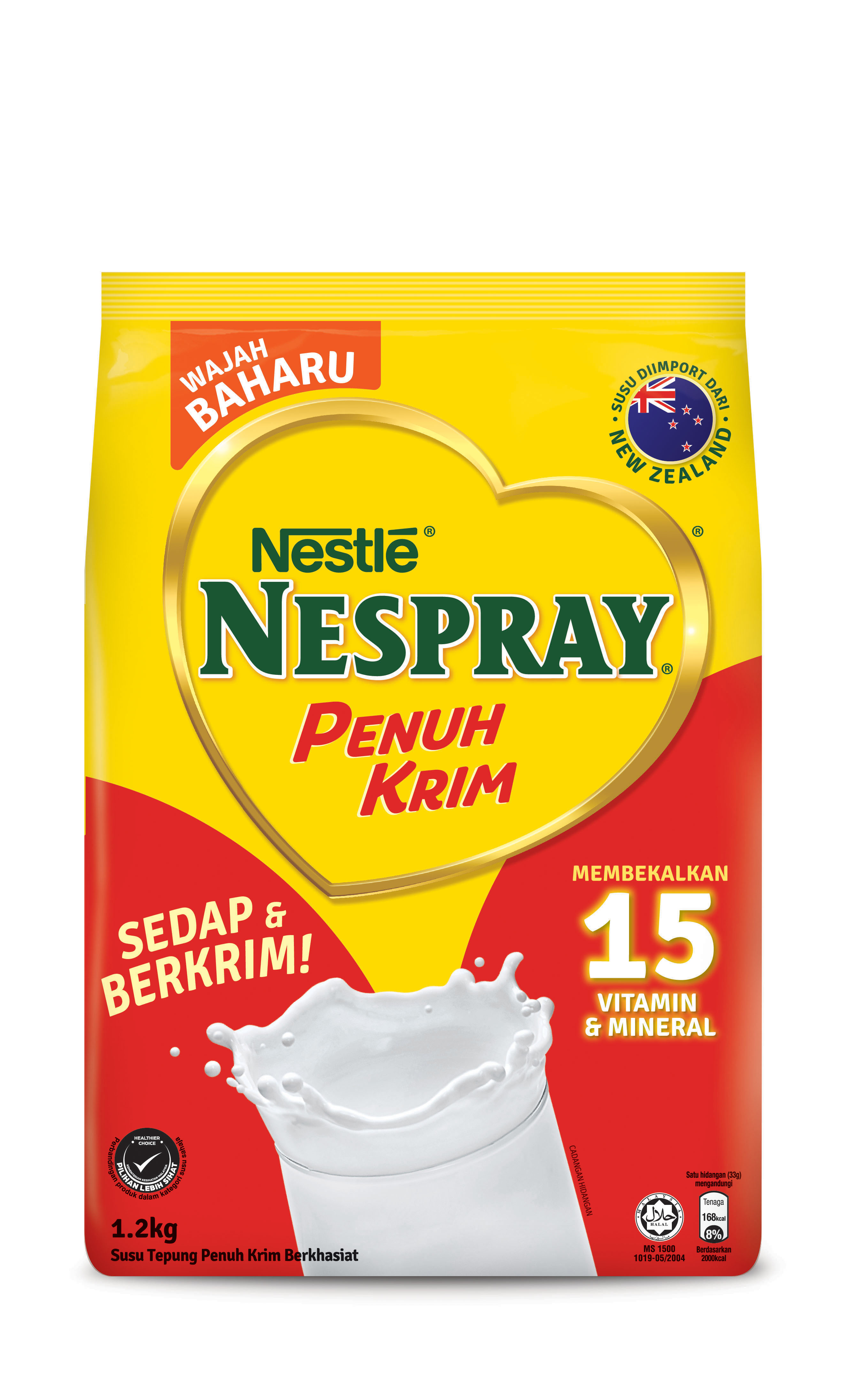 Nespray Nespray Full Cream Soft Pack 1.2kg Rich in Vitamins
