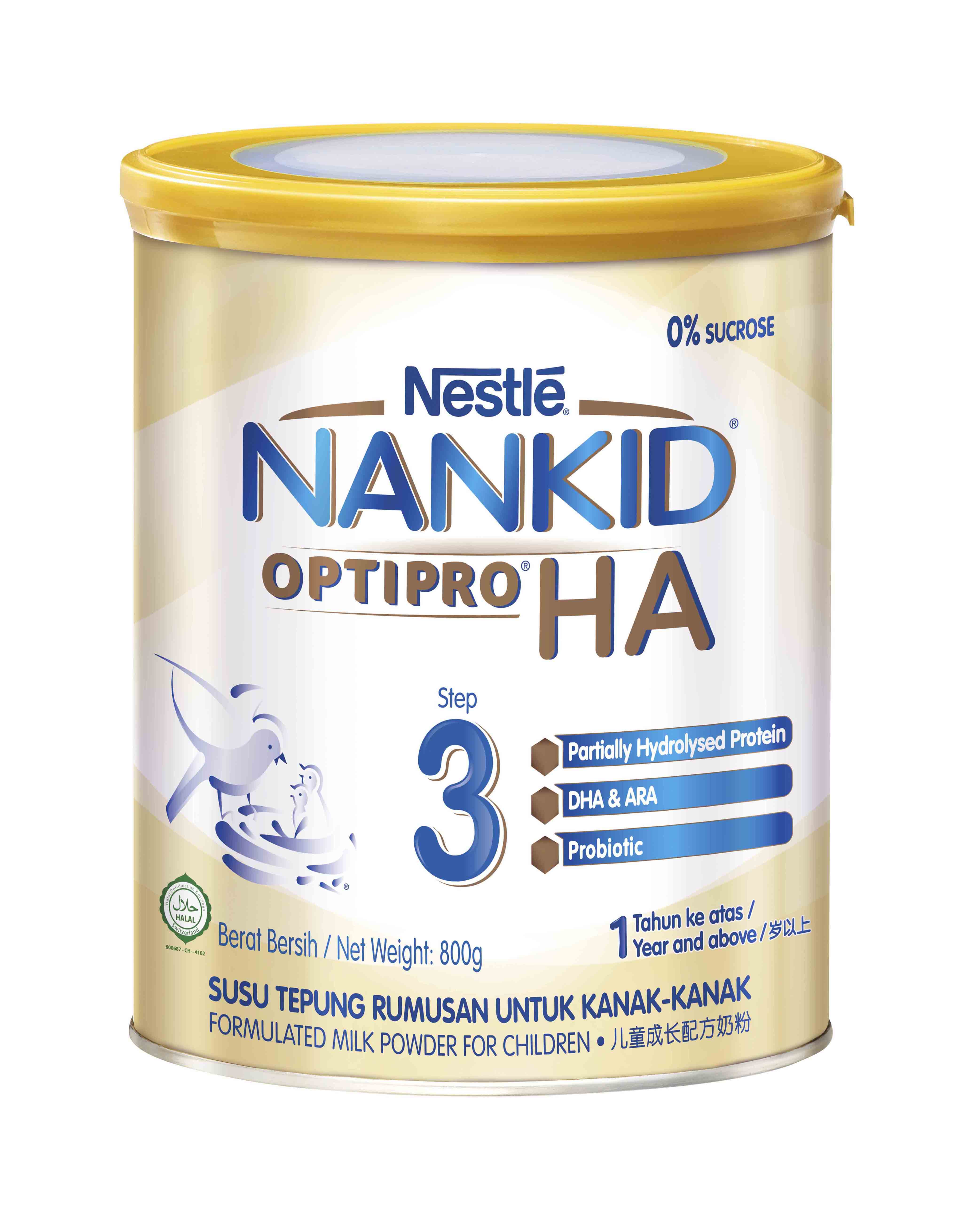 Nestle Nan Optipro Step 3 800g - Hypoallergenic Formula