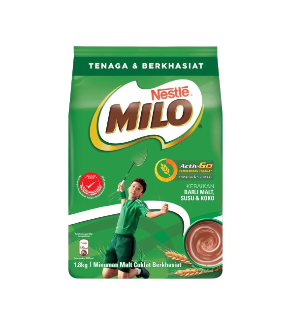 Milo Activ-Go Soft Pack, 1.8kg - Energy Boost