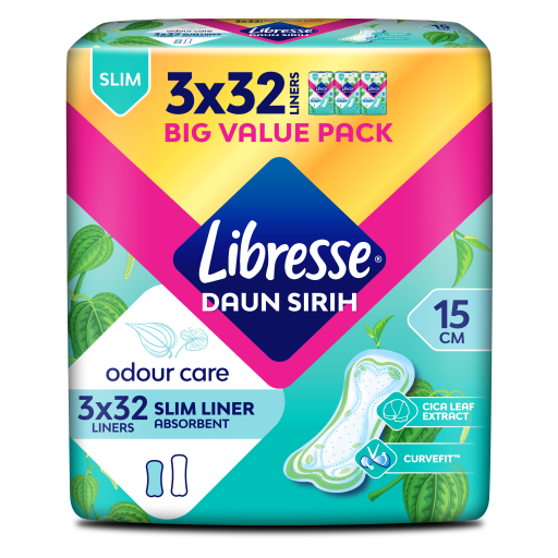 Libresse Odour Care Slim Panty Liner 15cm | myaeon2go