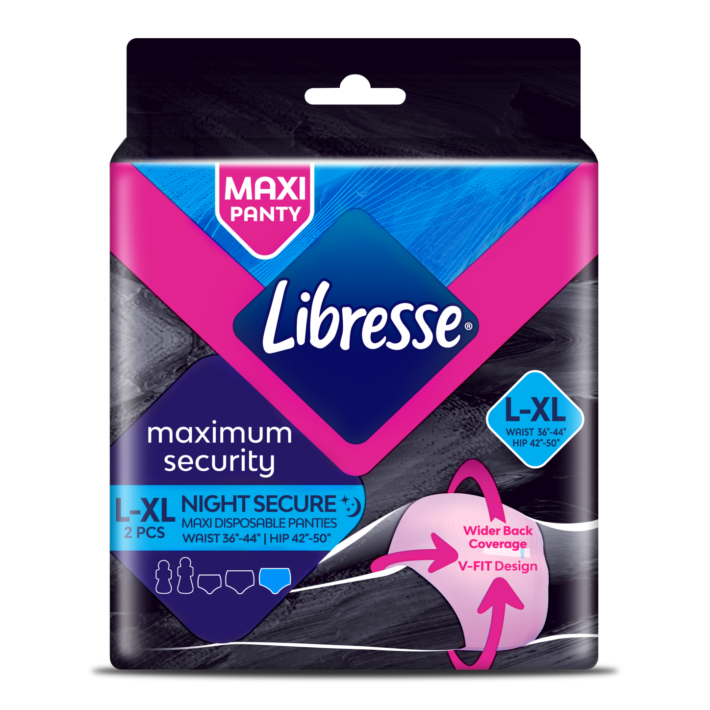 Libresse Maximum Security Midi Disposable Panties L-XL | myaeon2go