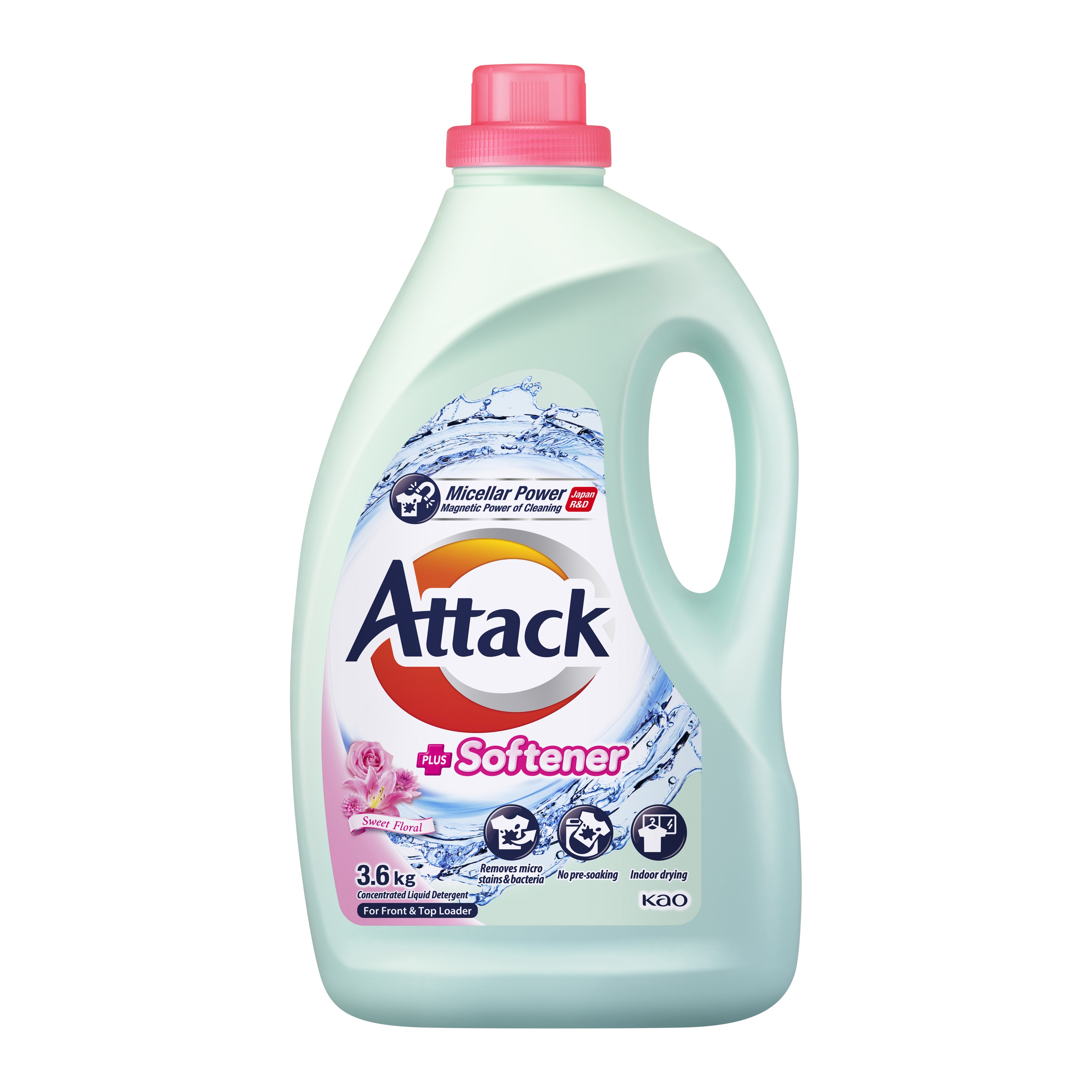 Attack Plus Softener 3.6kg - Fragrant Cleaning