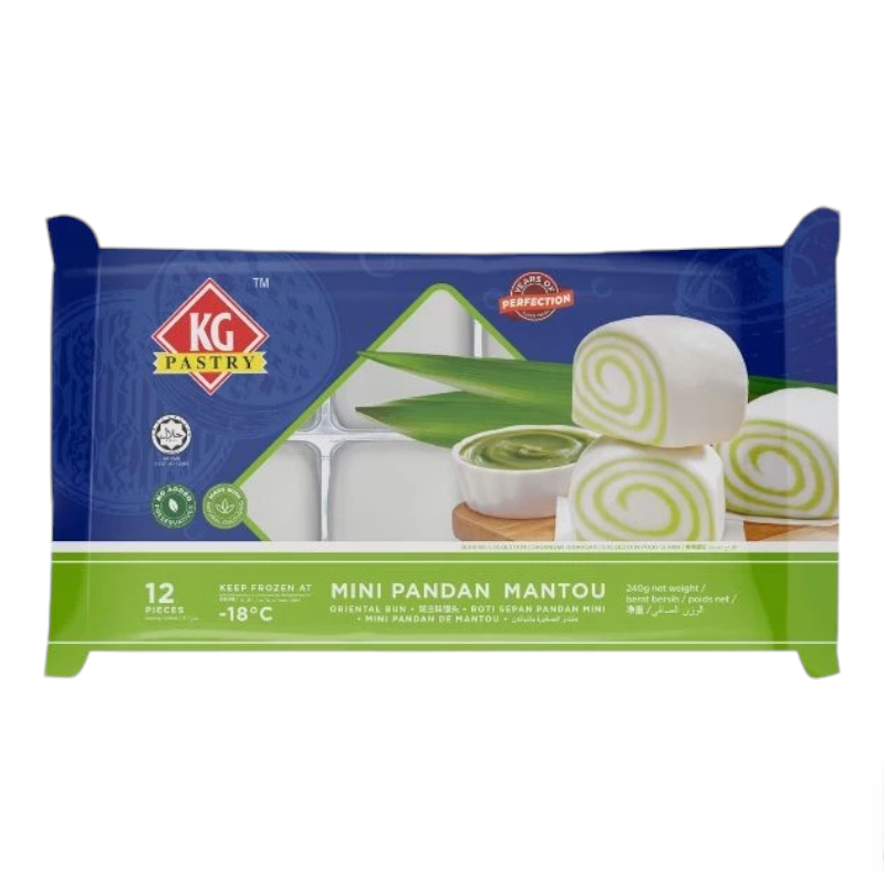 KG Pastry Mini Mantou Pandan | myaeon2go
