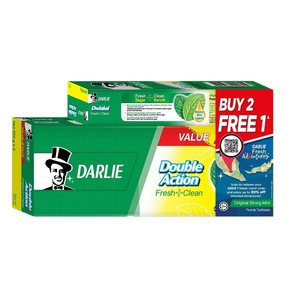 Darlie Double Action Fresh Protect FOC Premium | myaeon2go