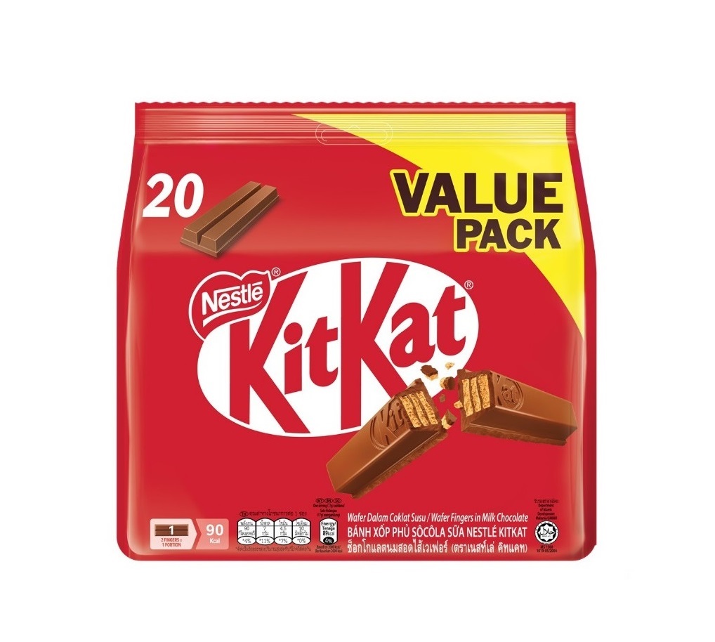 Nestle Kit Kat Share Bag 24's - Delicious Wafer Fingers in M