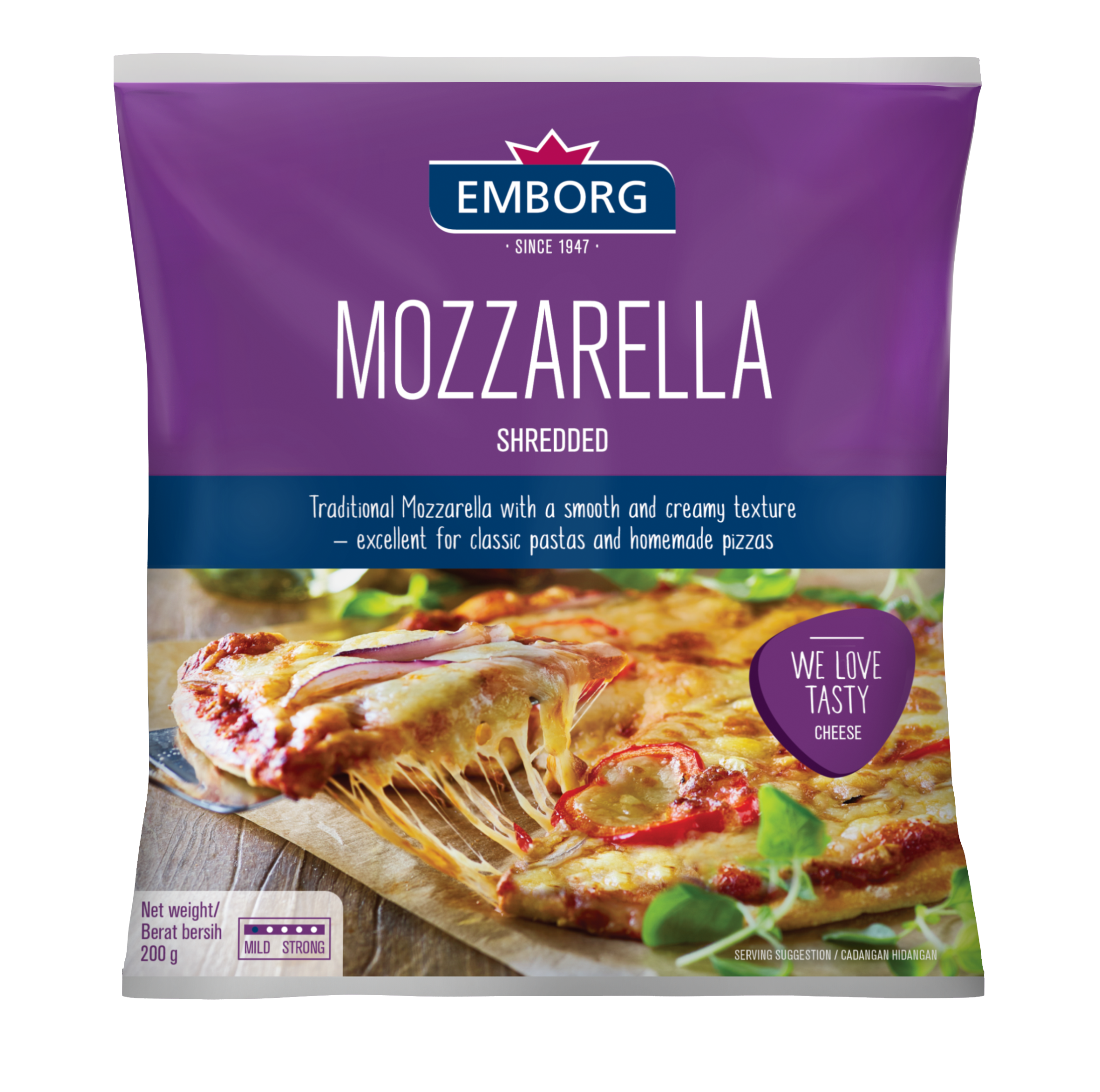Emborg Shredded Mozarella Cheese | myaeon2go