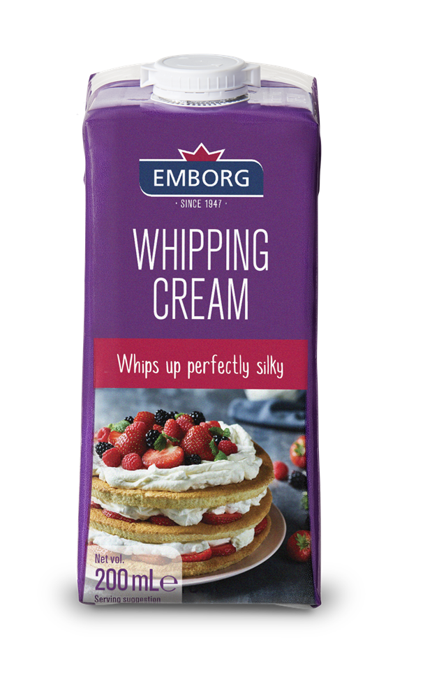 Emborg Whipping Cream UHT, 200 ml - Rich Texture