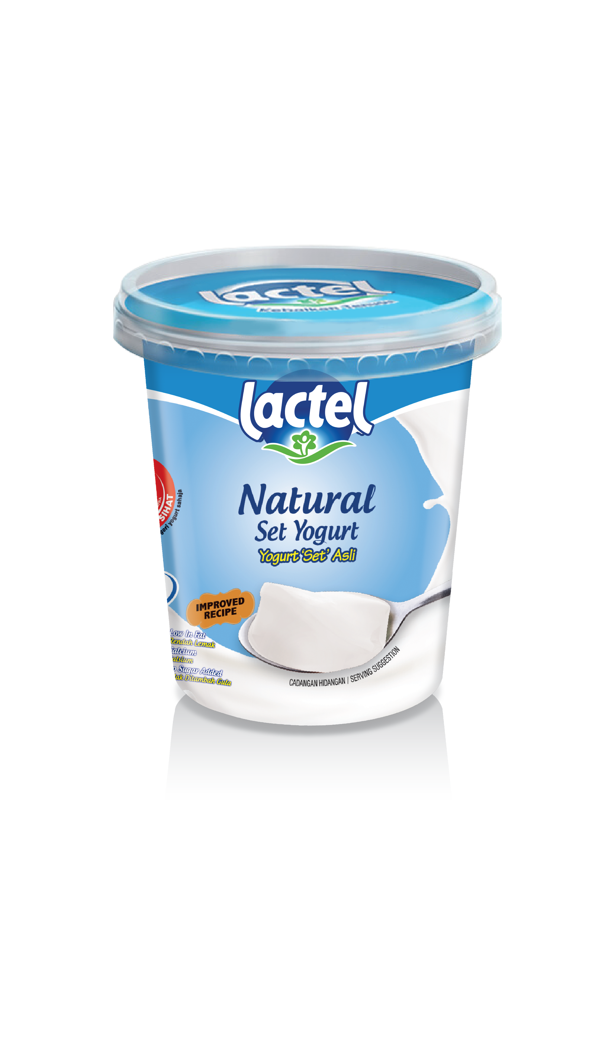 Lactel Natural Set Yogurt, 470 g - Improved Recipe