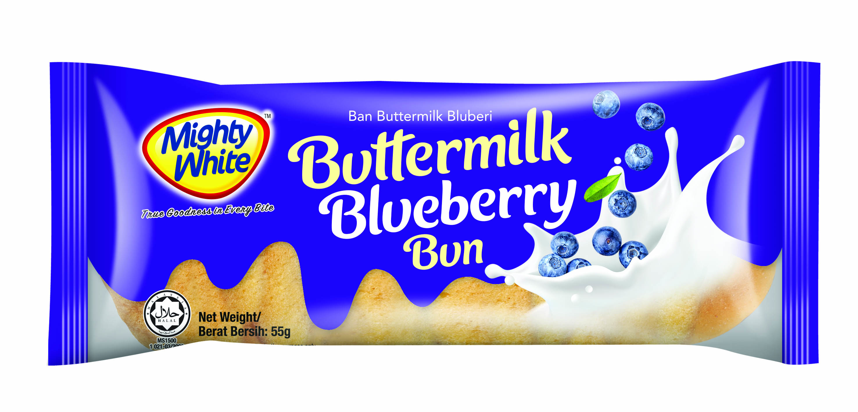 Mighty White Buttermilk Blueberry Bun | myaeon2go