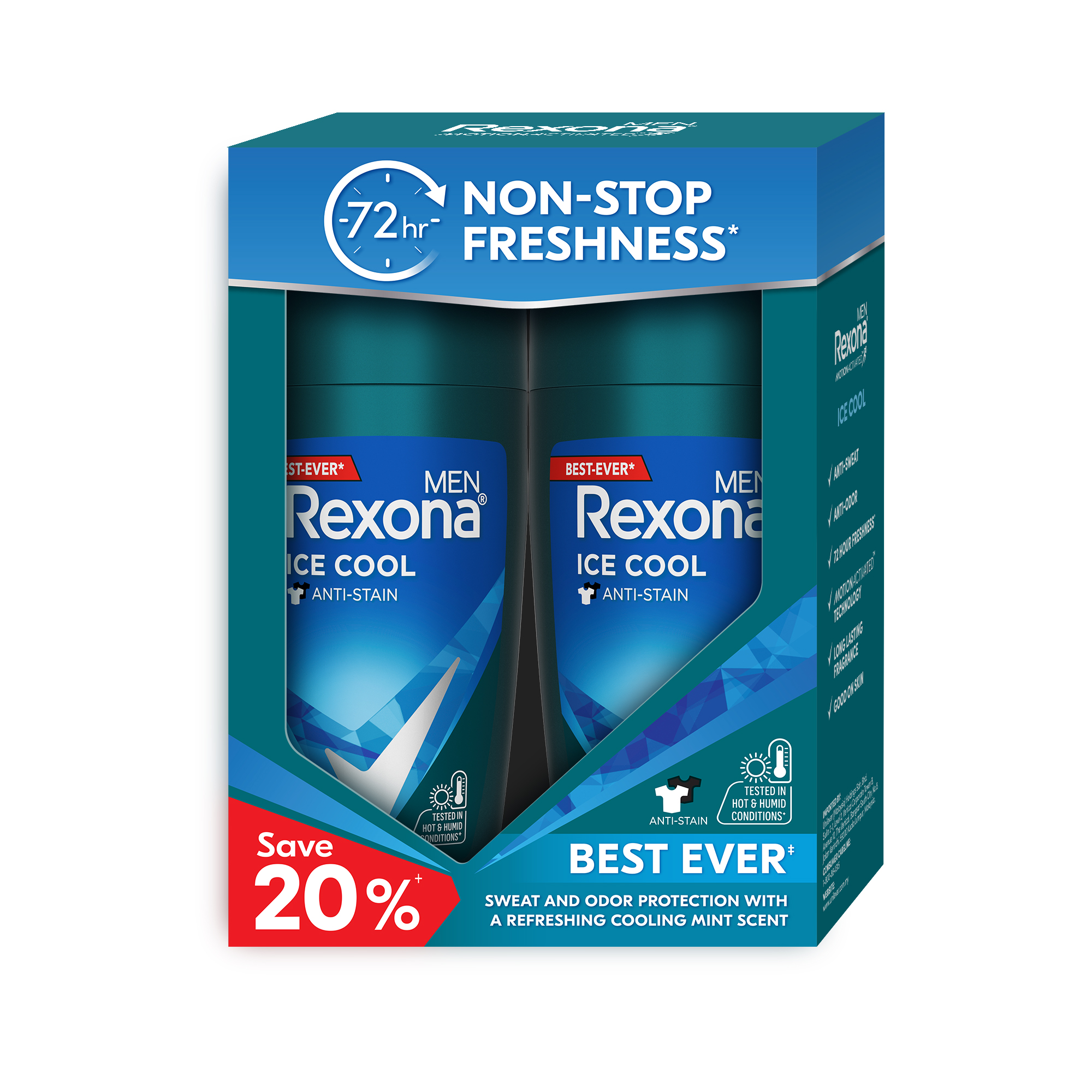 Rexona Men Deodorant Roll On Ice Cool | myaeon2go