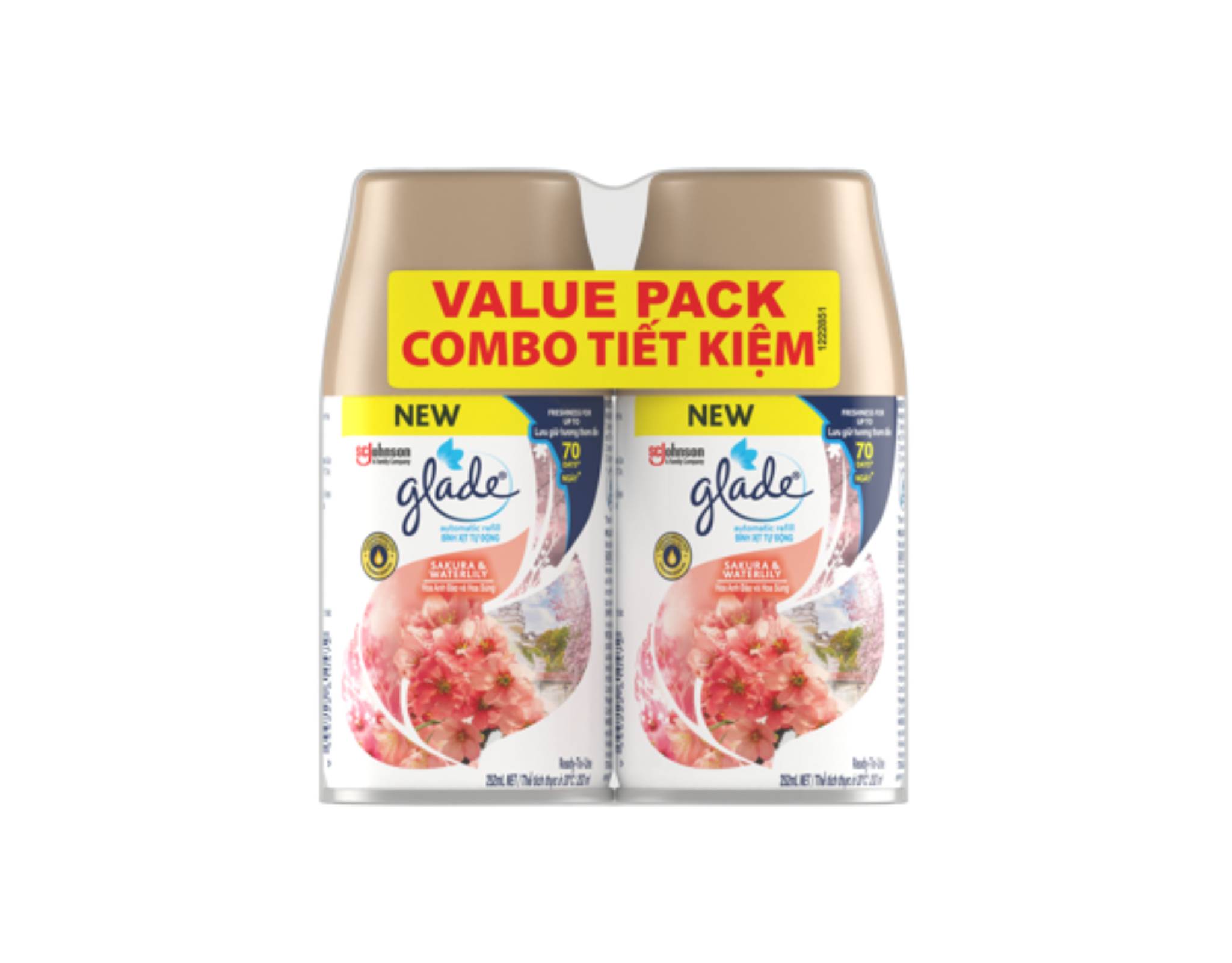 Glade Spray Sakura Refill Twin Pack 2x175g Fresh Fragrance