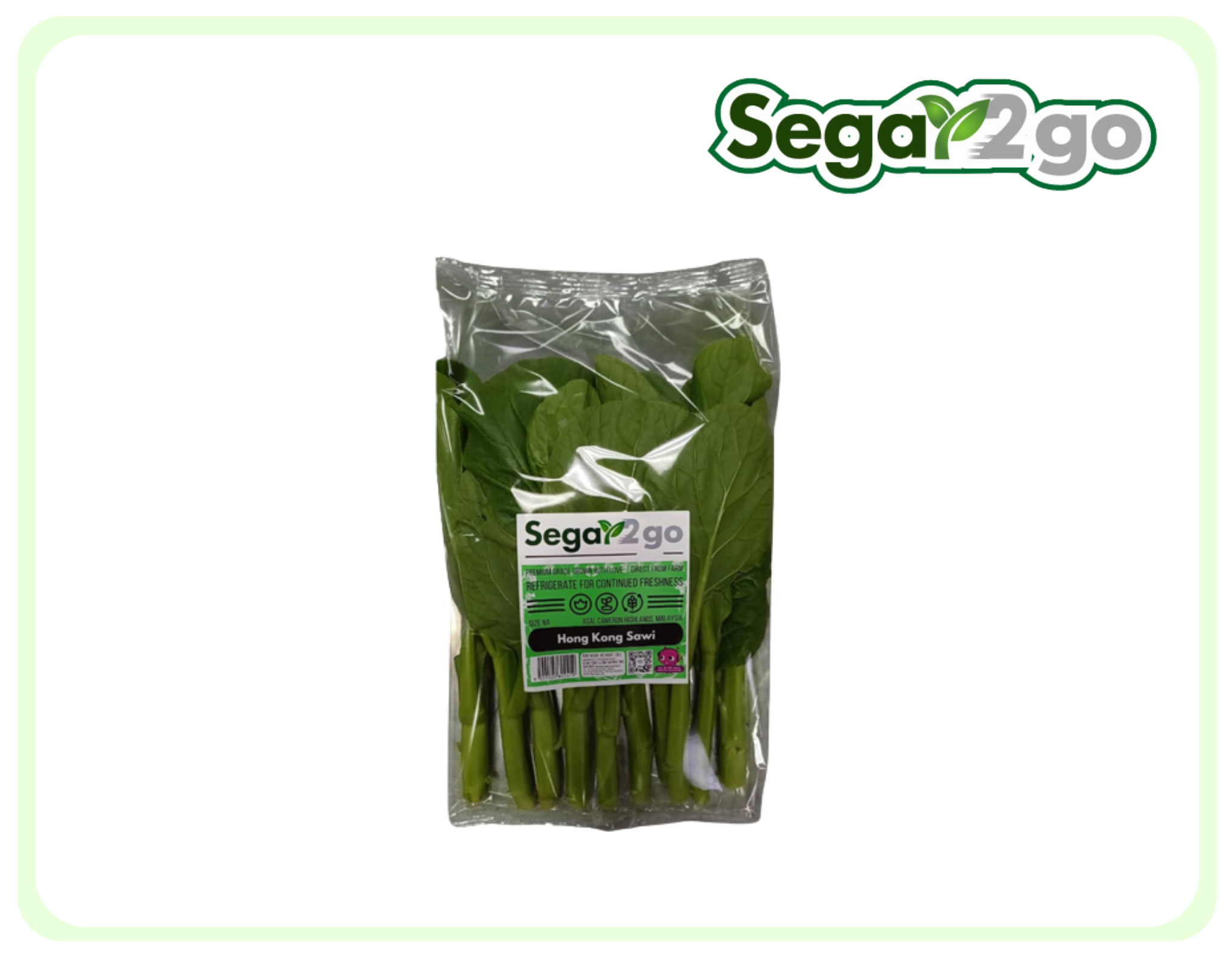 Segar2go Hong Kong Sawi, 200g - Fresh & Premium