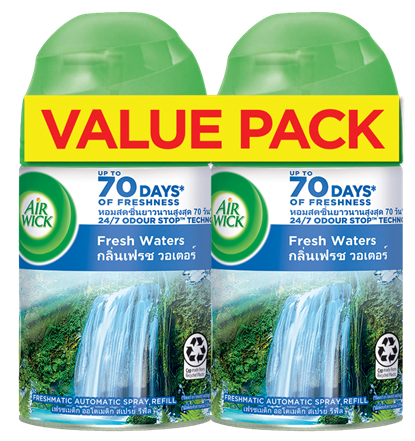 Air Wick Fresh Waters Refill 3x250ml - Freshness