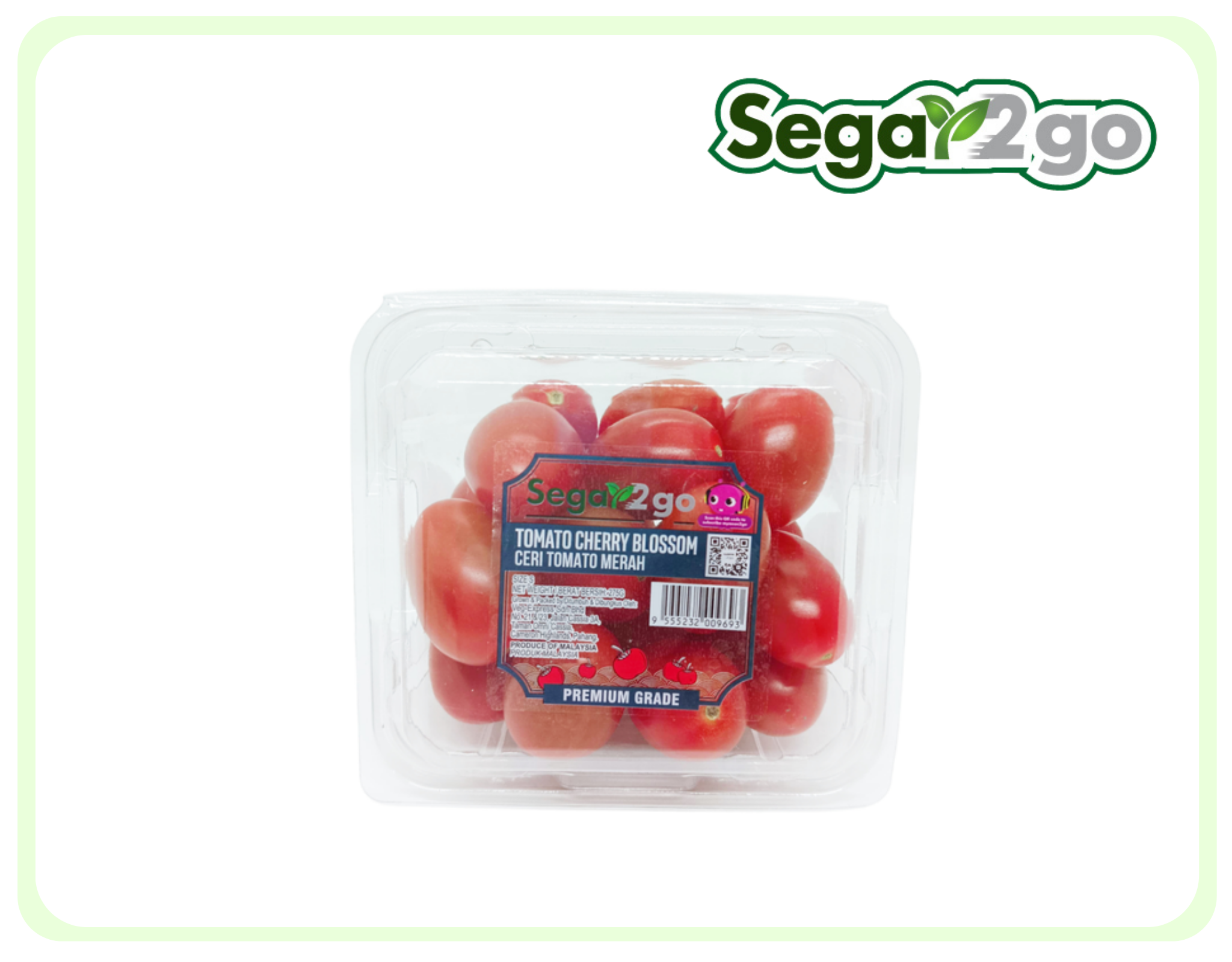 Segar2go MY Tomato Cherry Blossom, 275 g - Premium Grade