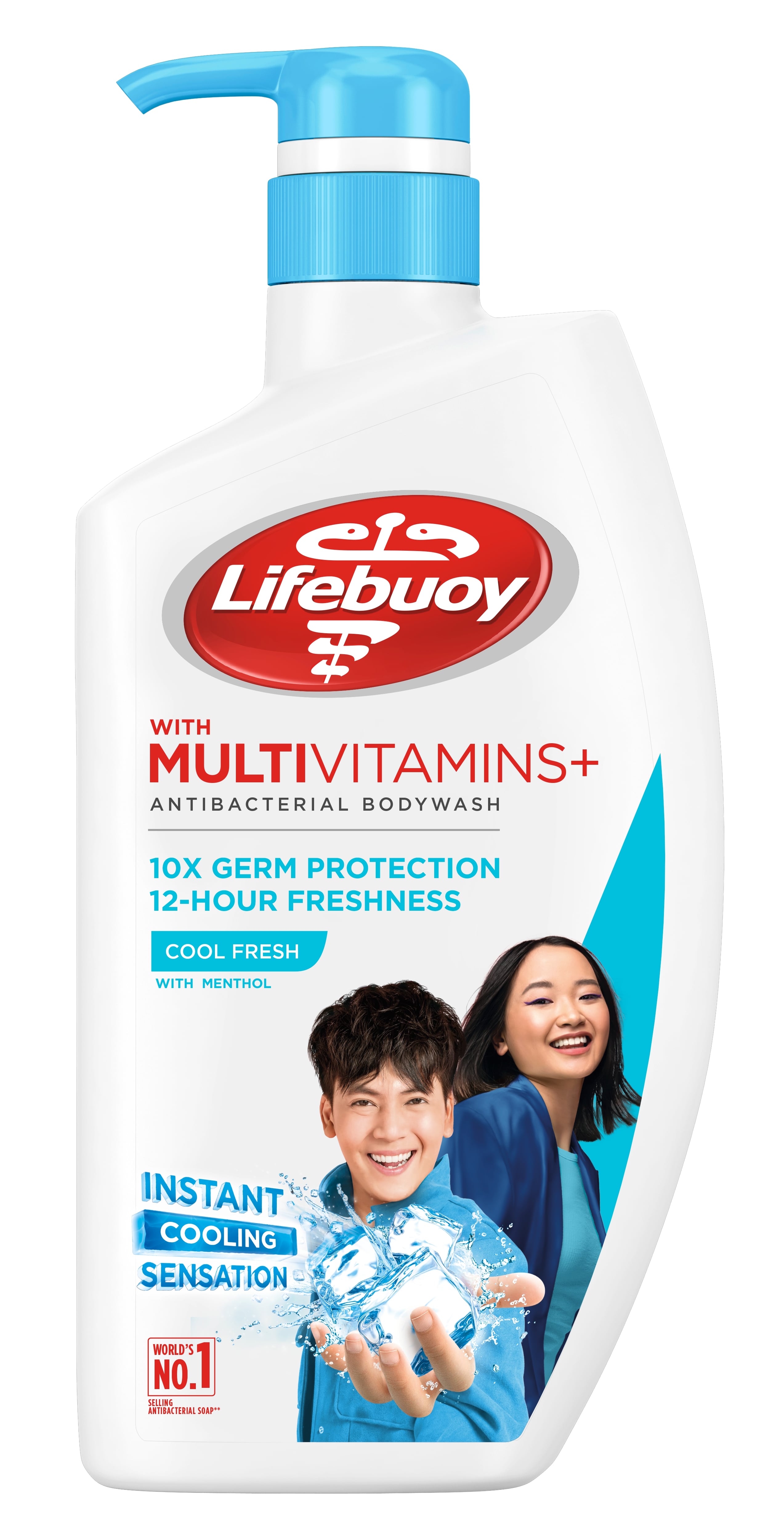 Lifebuoy Body Wash Cool Fresh 950ml - Kills 99.9% Germs