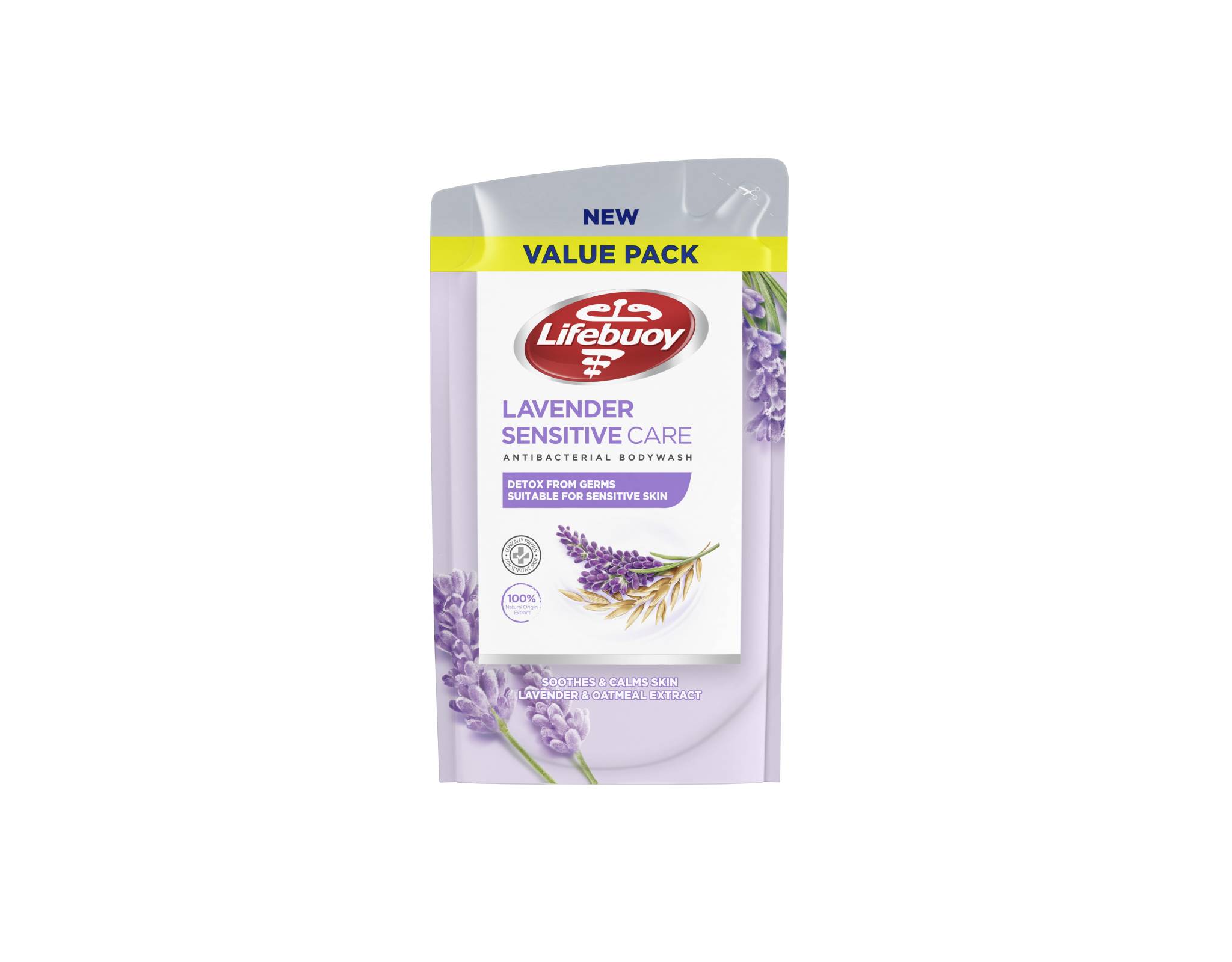 Lifebuoy Body Wash Sensitive Care Lavender Refill | myaeon2go