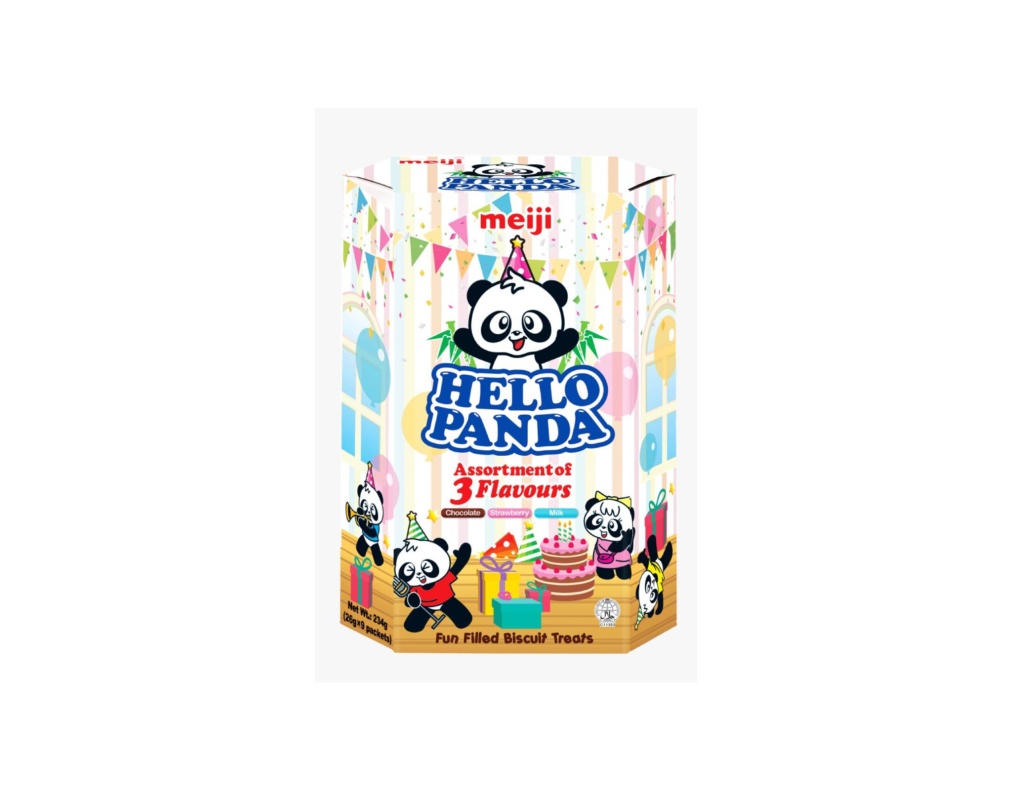 Meiji Hello Panda Family Pack 260g – Fun Treats