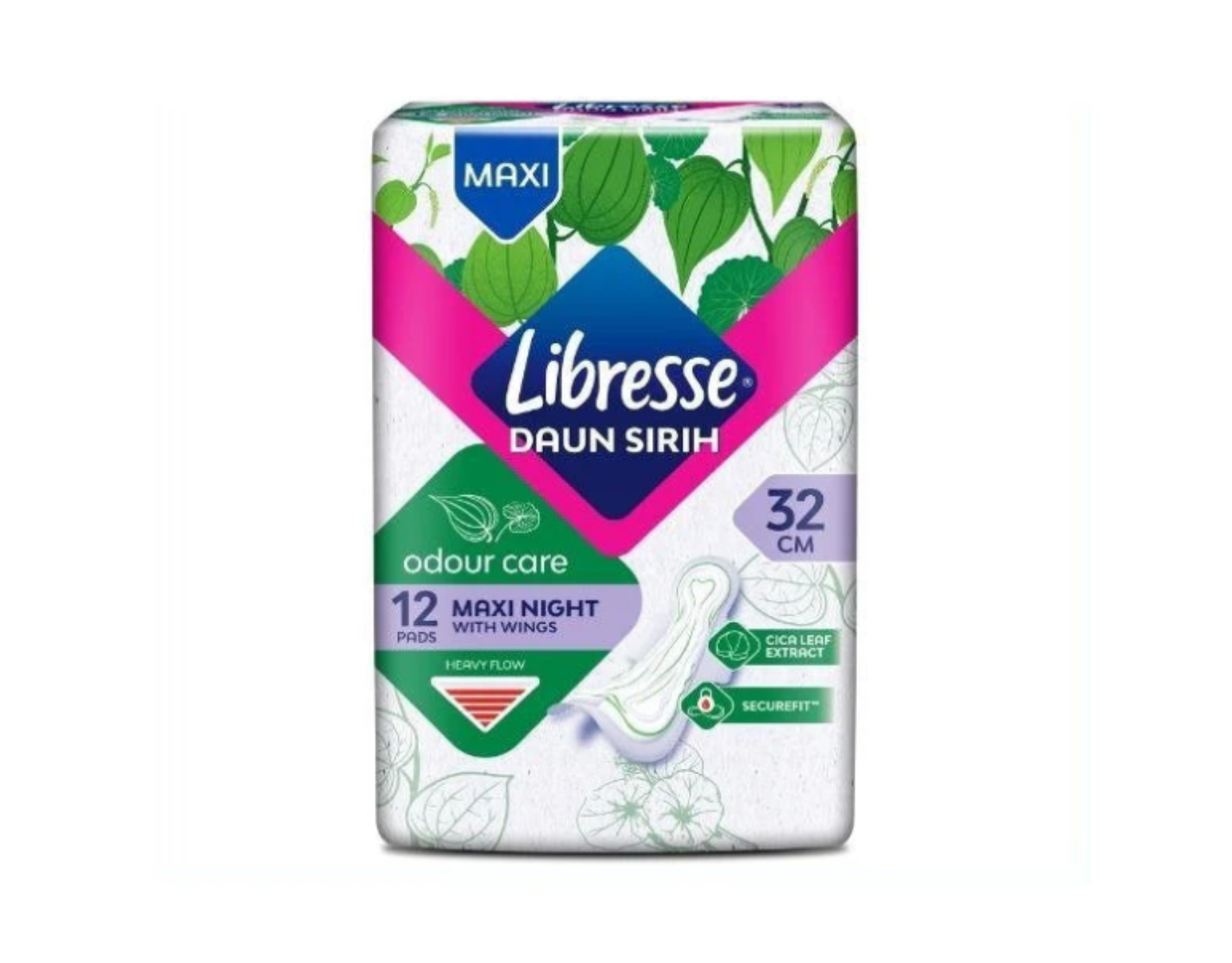 Libresse SensitiV Odour Care Maxi Night Wing 32cm | myaeon2go