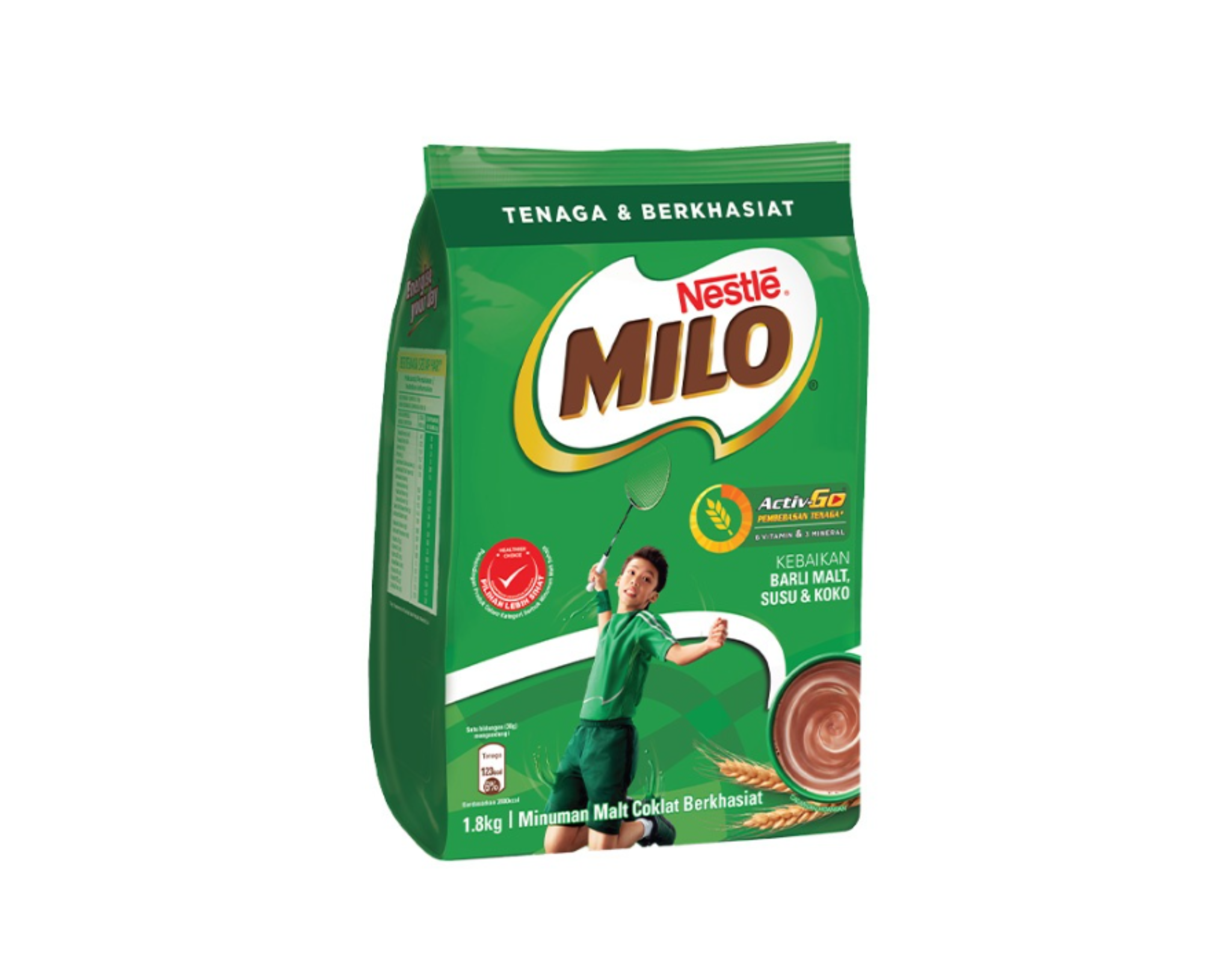 Milo Activ-Go Soft Pack, 1.8kg - Energy Boost