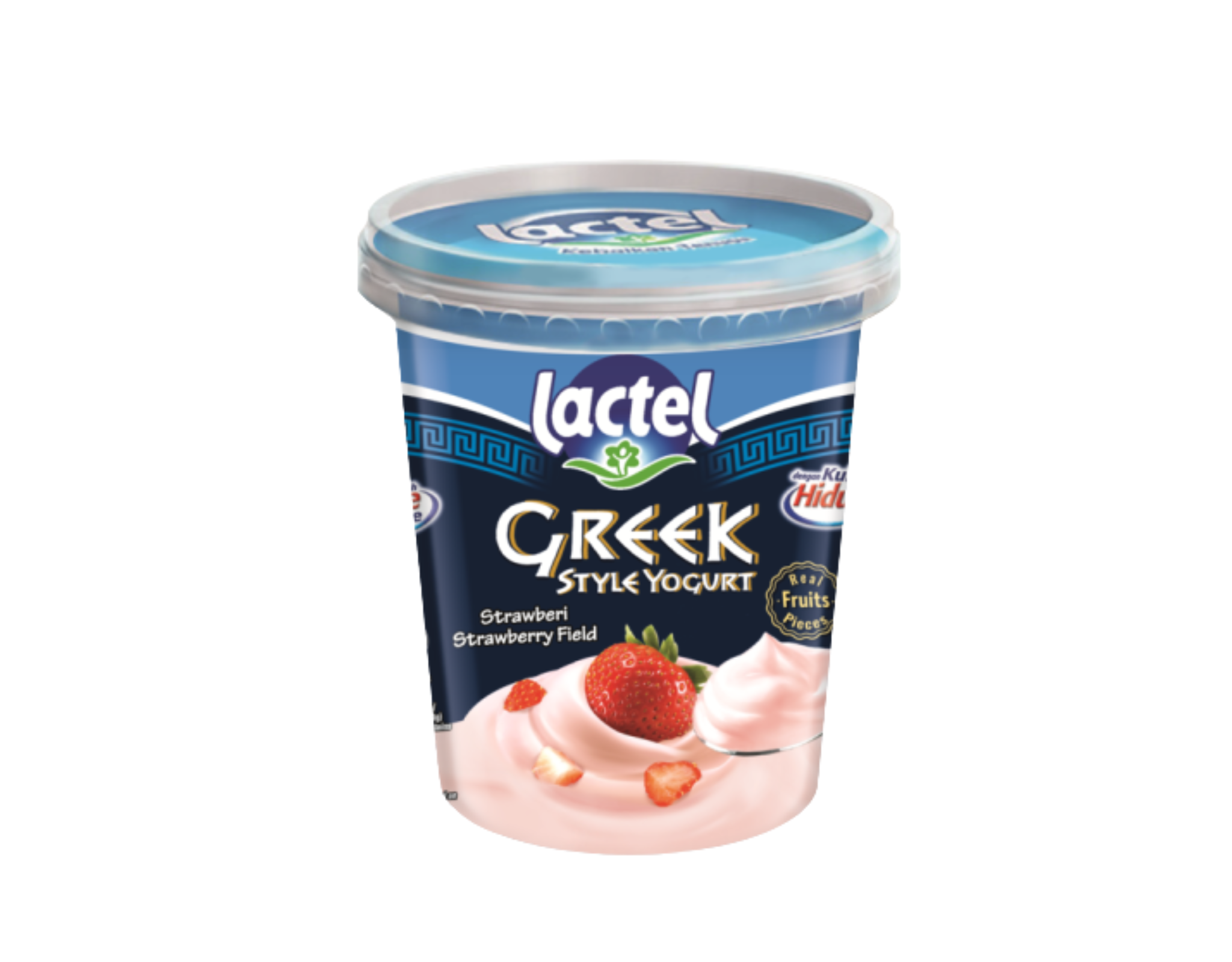 Lactel Greek Style Yogurt Strawberry, 470g Creamier Recipe