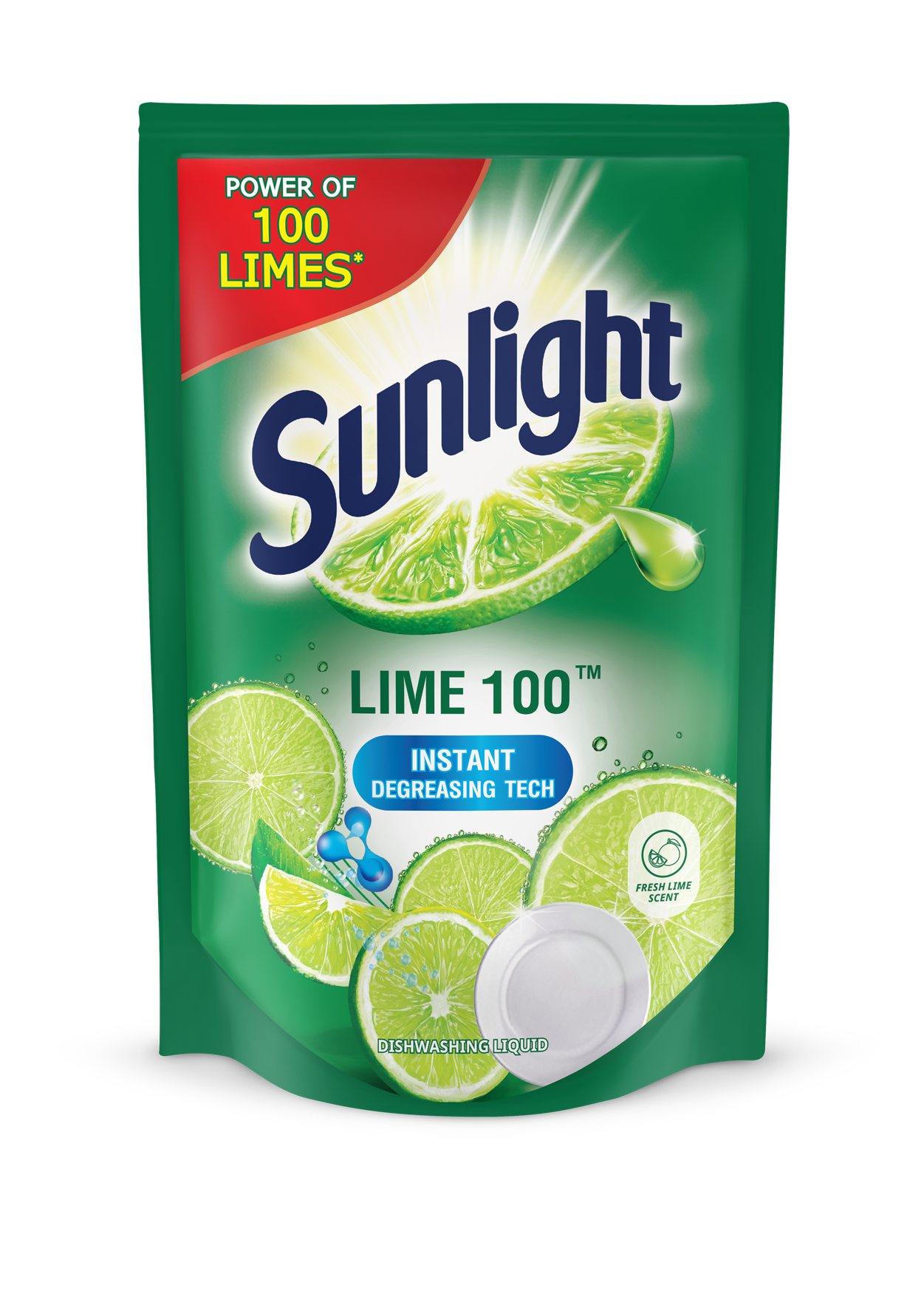 Sunlight Lime Refill 700ml - Power of 100 Limes