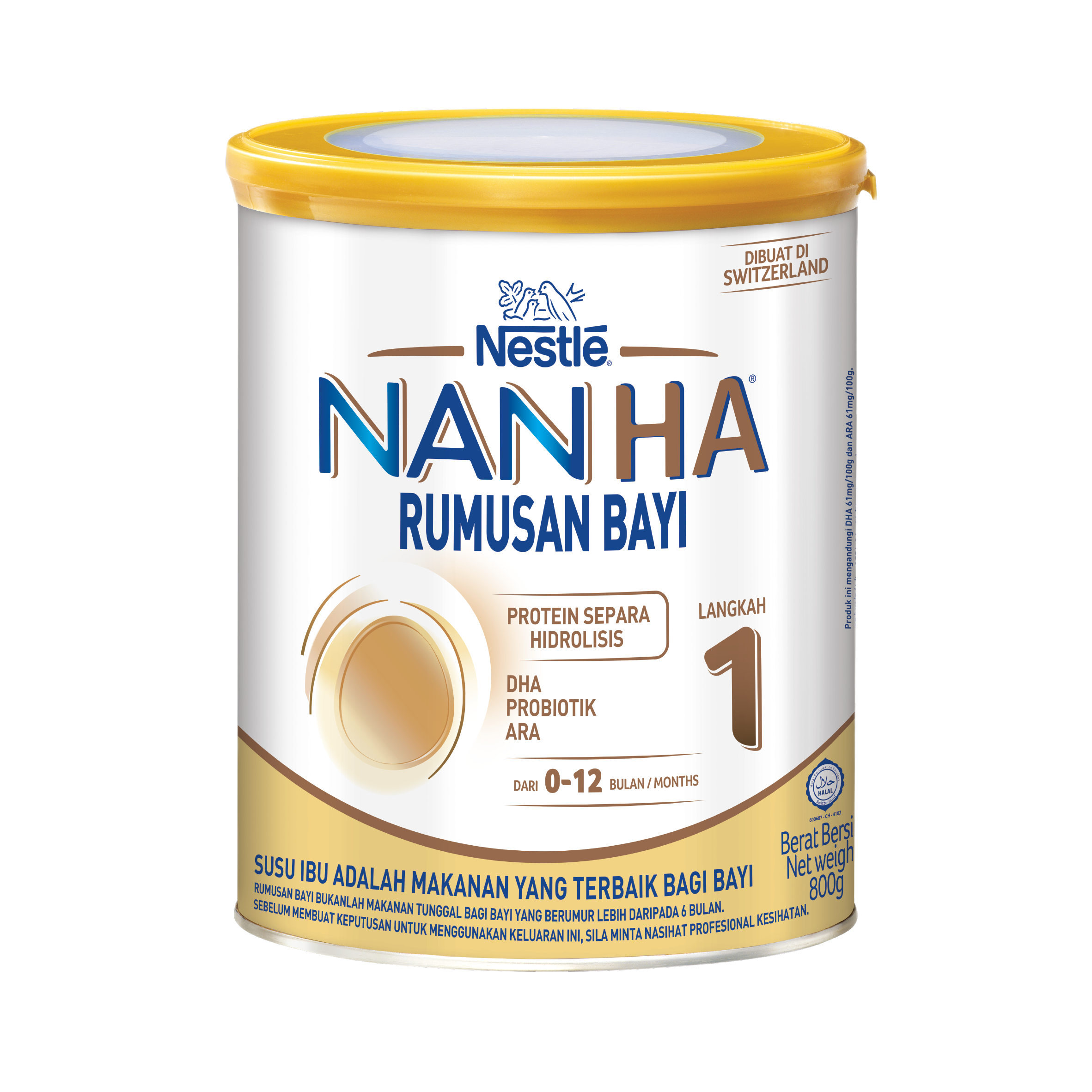 Nan Hypoallergenic Step 1, 800 g - Infant Formula