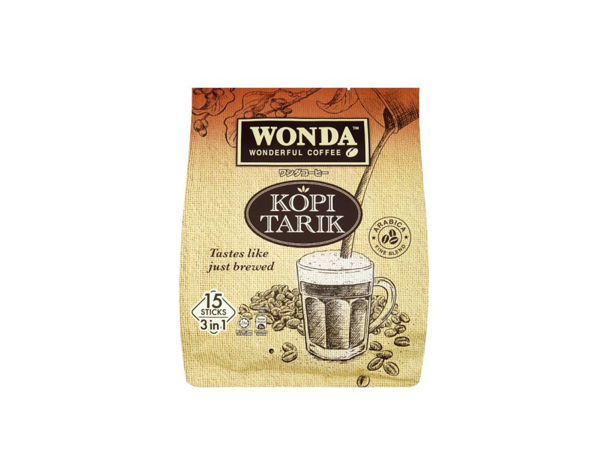 Wonda 3 In 1 Coffee Kopi Tarik | myaeon2go