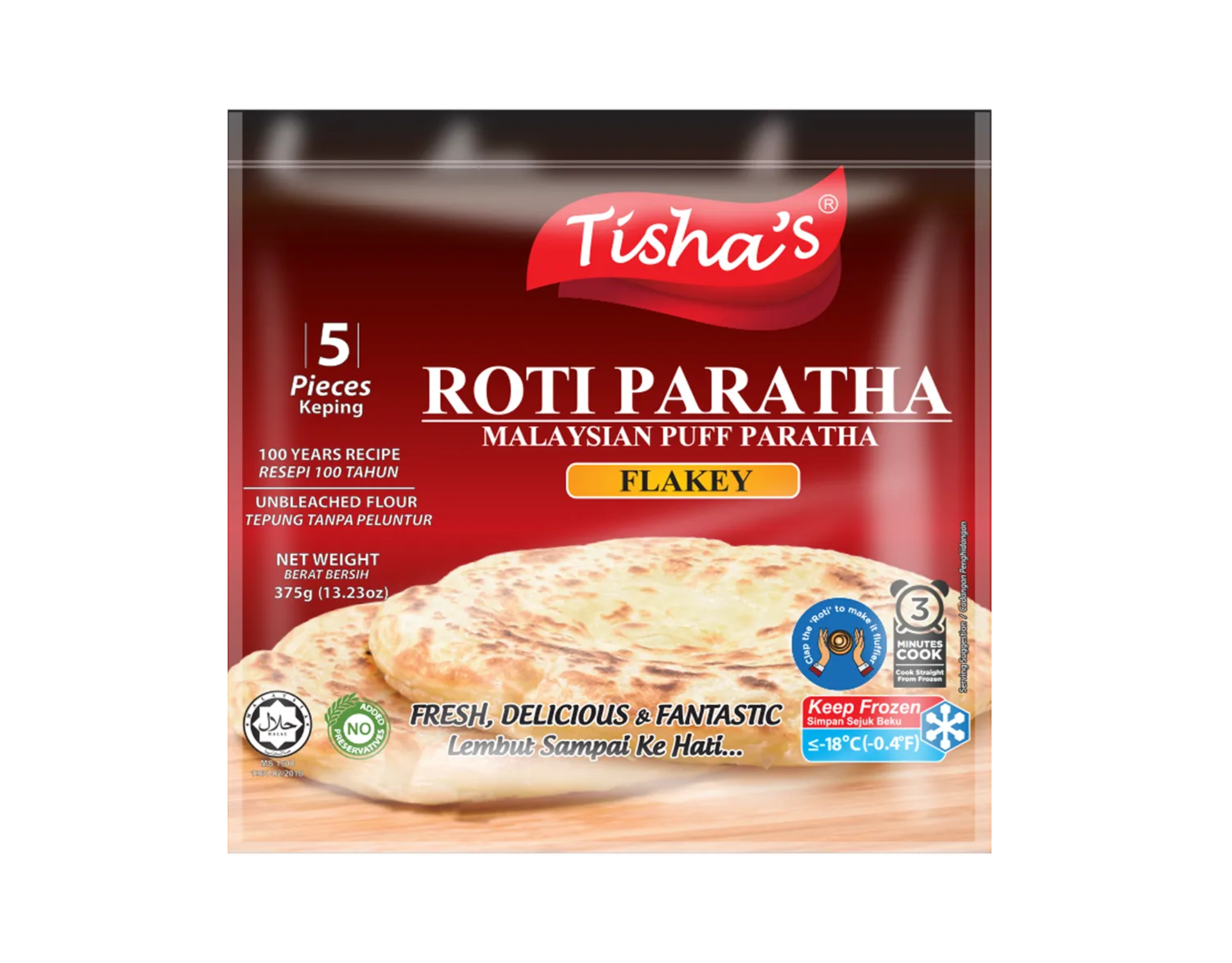 Tisha's Roti Paratha Flakey | myaeon2go