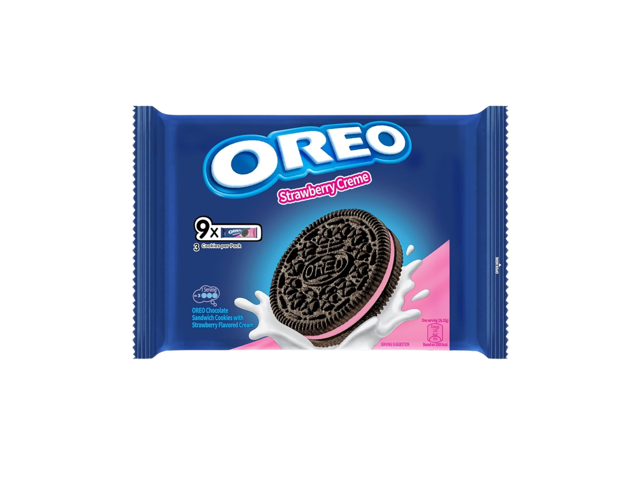 Oreo Multipack Strawberry, 248.4 g - Delicious Flavor